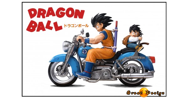 DBZ - Goku & Gohan Motorcycle by GD STUDIO