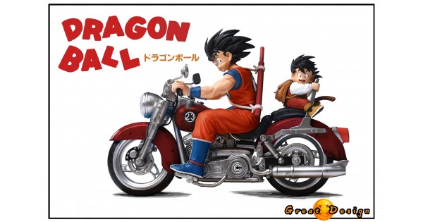 DBZ - Goku & Gohan Motorcycle by GD STUDIO