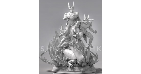 SHK - The Evolution of Cell Resin Statue