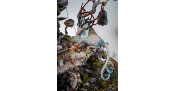 Kurong Temple ( Painted Version ) by Yuan Xing Liang