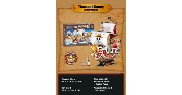CubicFun One Piece Pirate Ship