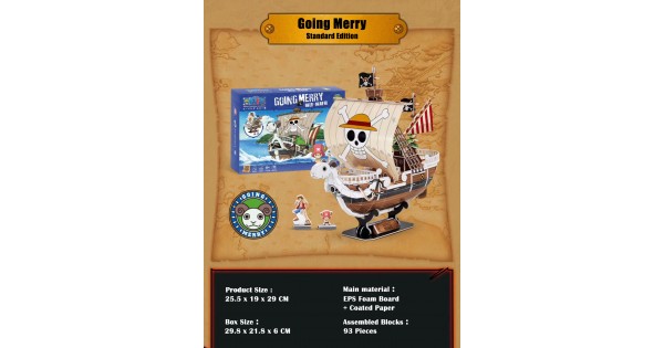 CubicFun One Piece Pirate Ship