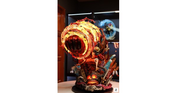 Luffy Red Roc Epic Diorama By Monkey D Studio