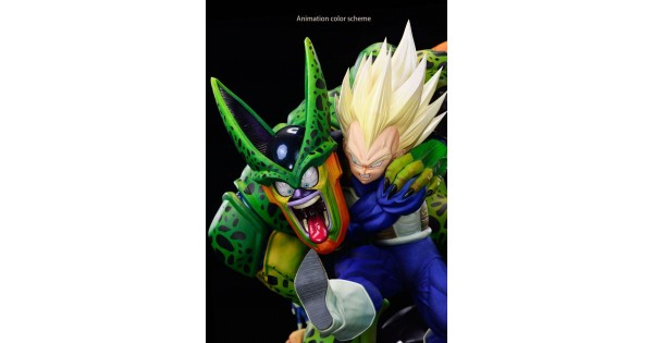 Vegeta vs Semi-Perfect Cell by Yamcha Studio