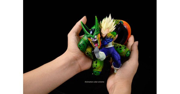 Vegeta vs Semi-Perfect Cell by Yamcha Studio