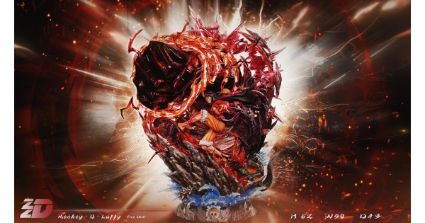 Luffy Red Roc Epic Diorama By ZZDD STUDIO