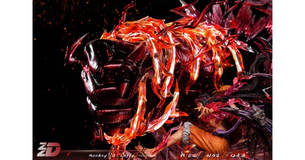 Luffy Red Roc Epic Diorama By ZZDD STUDIO