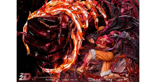 Luffy Red Roc Epic Diorama By ZZDD STUDIO