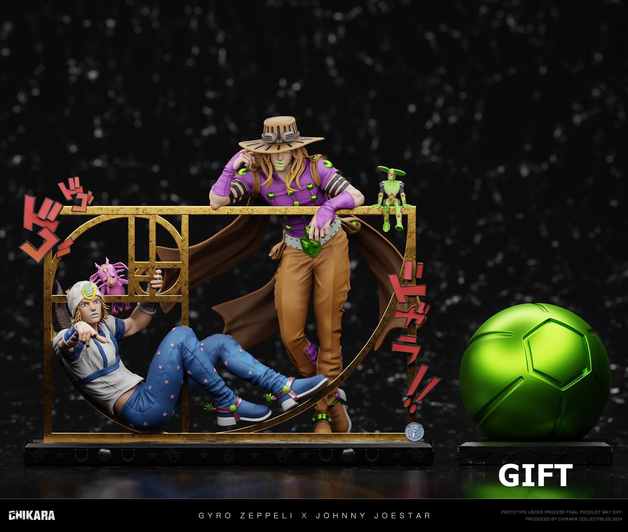 Gyro & Johnny JoJo's Bizarre Adventure By Chikara Studio