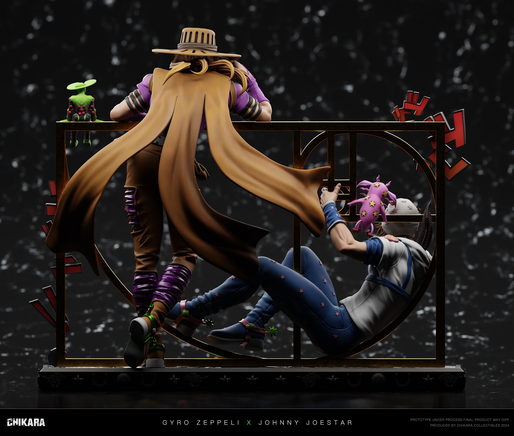 Gyro & Johnny JoJo's Bizarre Adventure By Chikara Studio