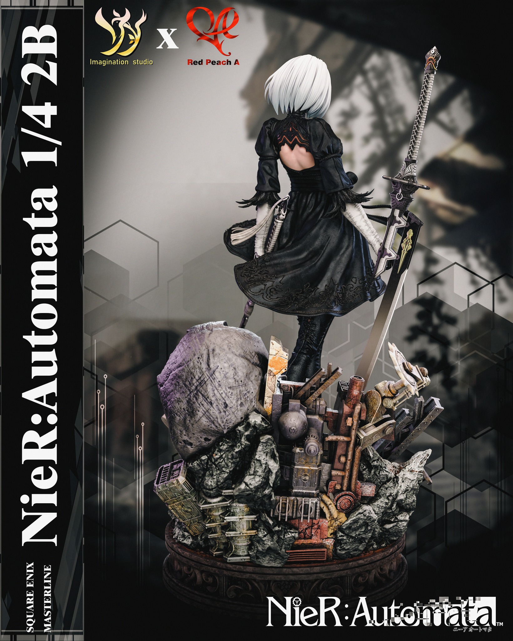 Nier Automata 2b Nsfw By Imagination X Red Peach A Sudio