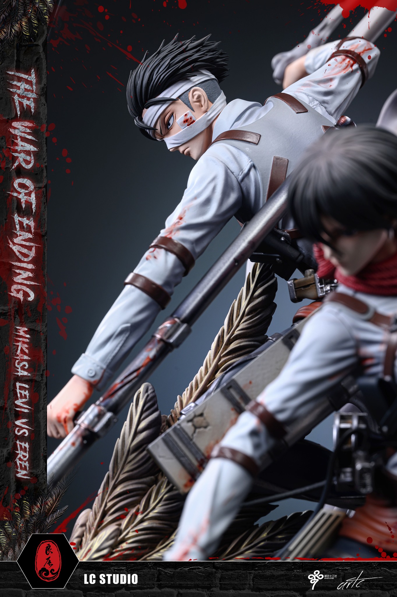 Mikasa , Levi Vs Eren by LC STUDIO