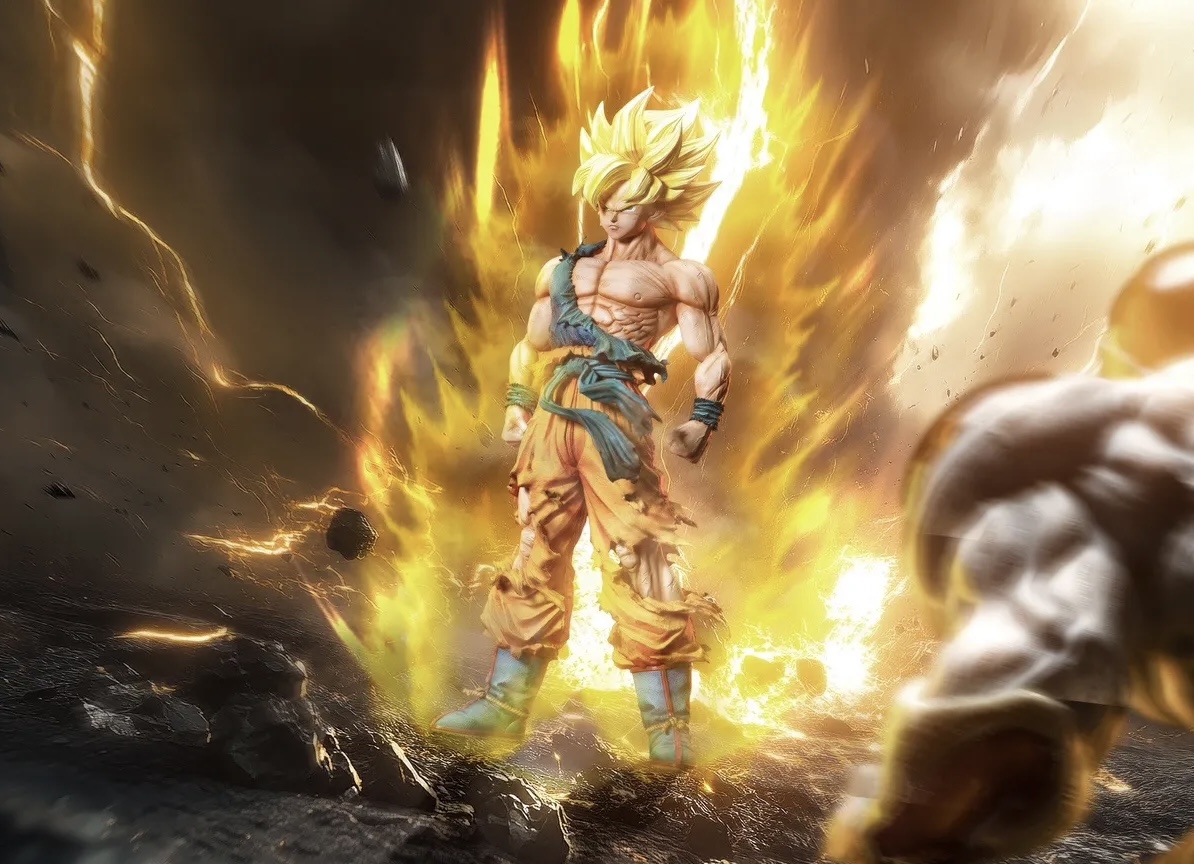 Goku SSJ By MAN Studio