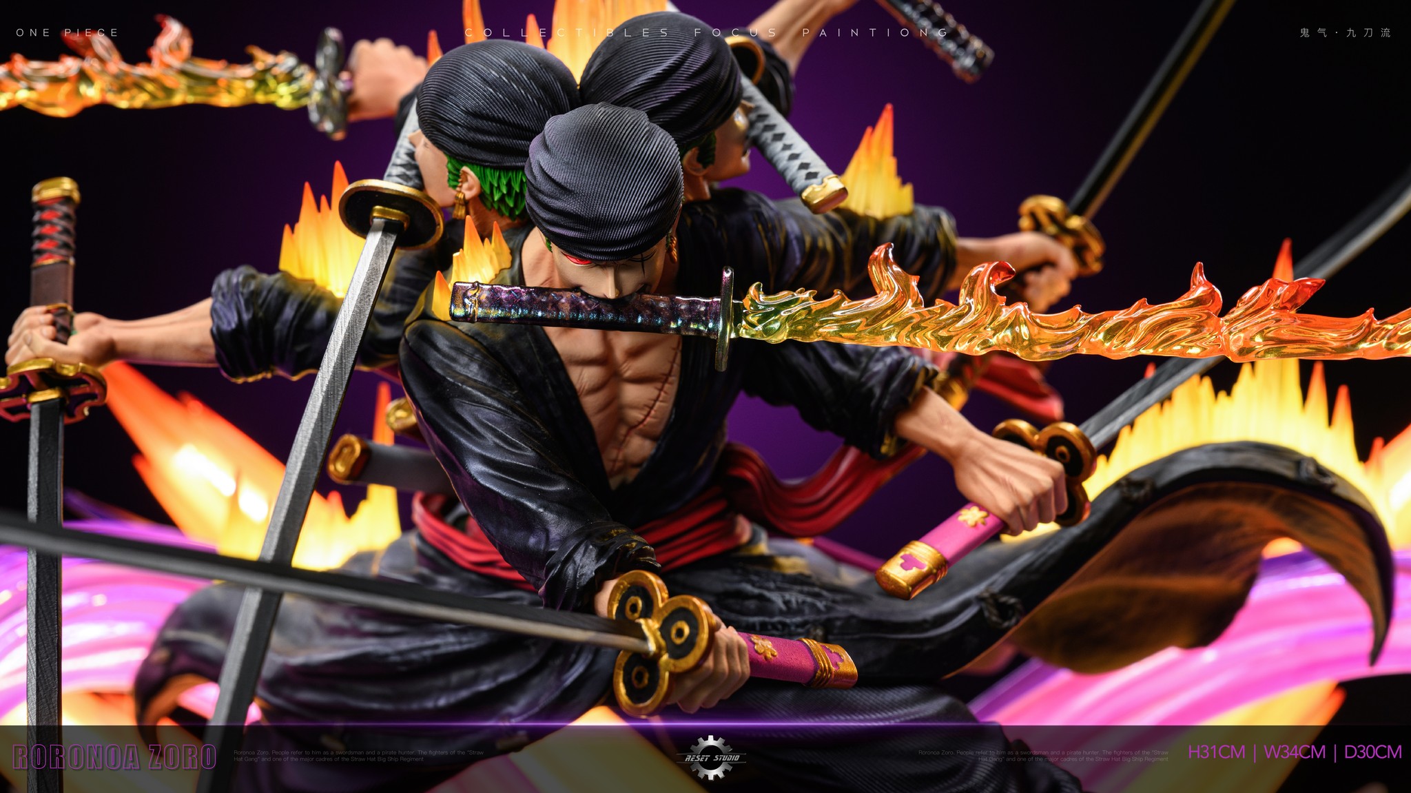 Zoro Ashura Bakkei by Reset Studio