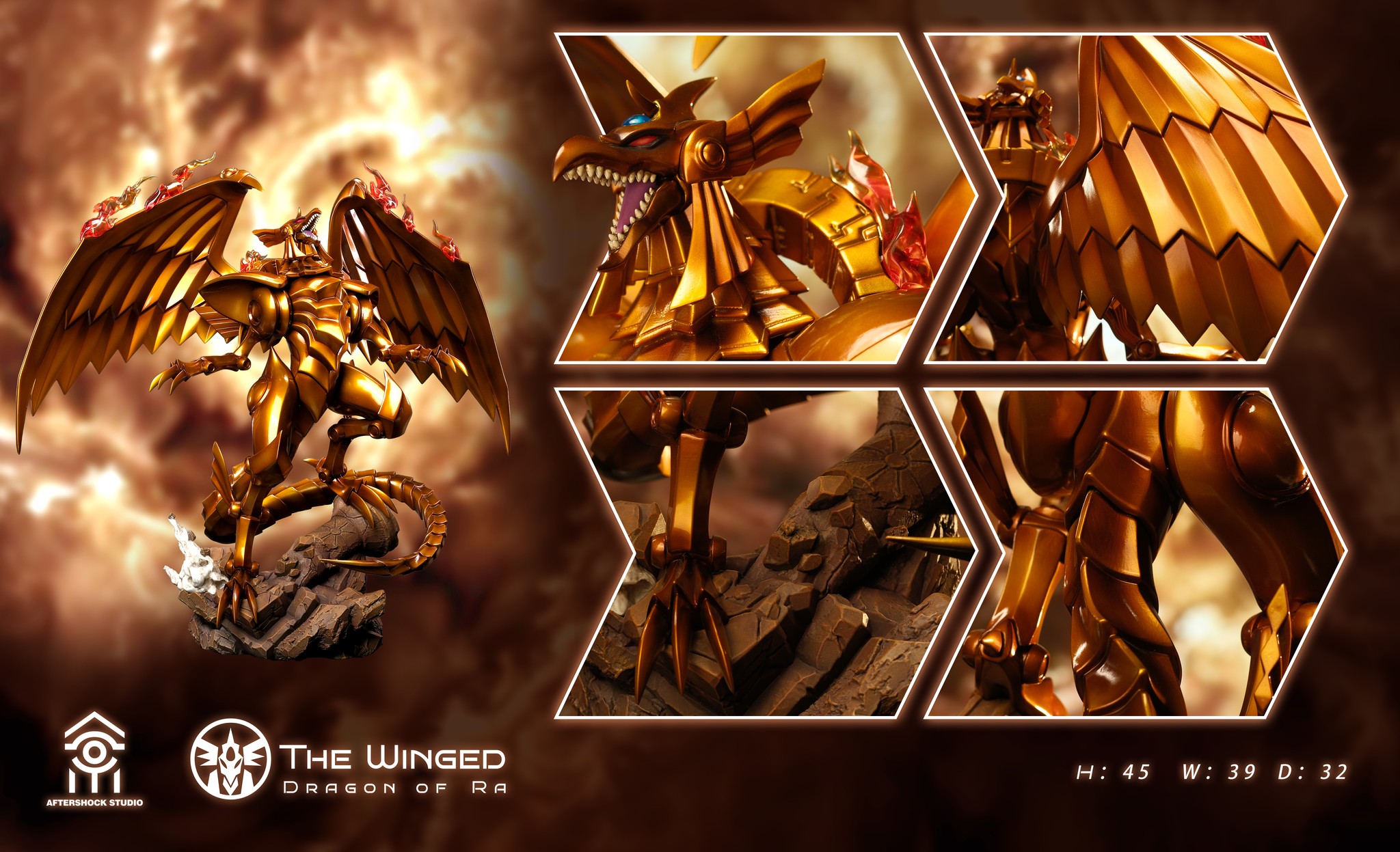 Yu Gi Oh! : Yami Marik / The Winged Dragon of Ra By Aftershock Studio