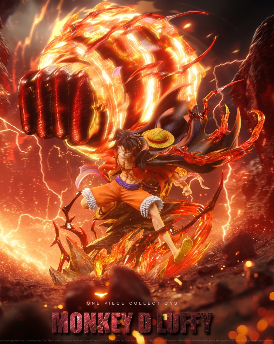 Luffy Red Roc by LZ Studio