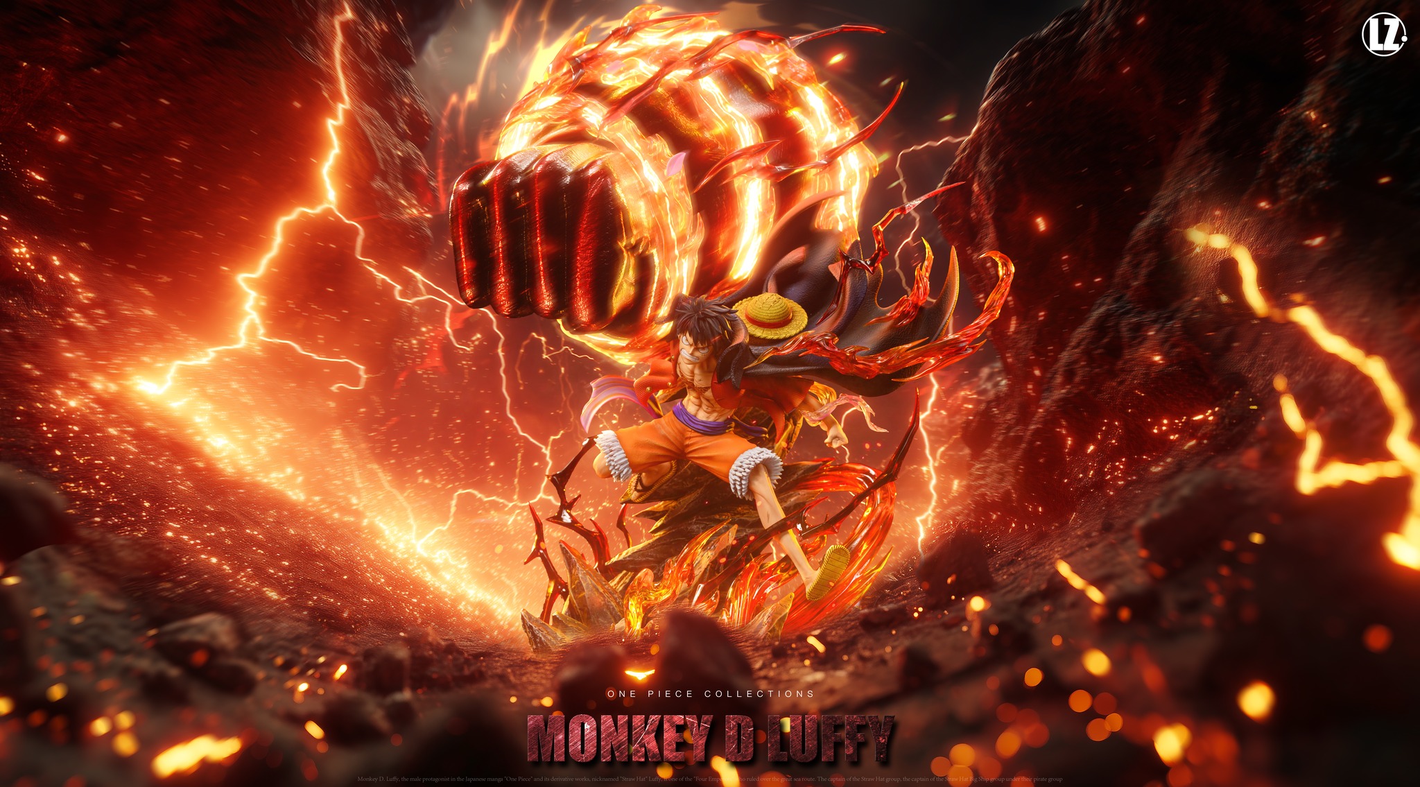 Luffy Red Roc by LZ Studio