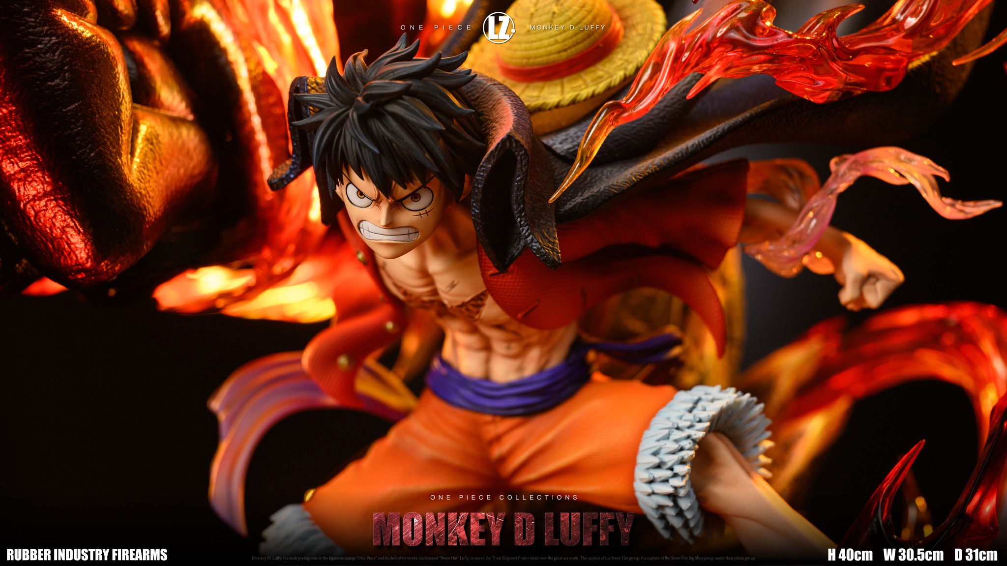 Luffy Red Roc by LZ Studio