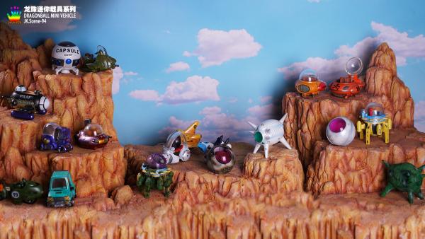 DragonBall Mini Vehicles Vol.1-9 (SET) By JacksDo Studio