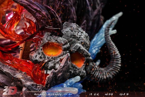 Luffy Red Roc Epic Diorama By ZZDD STUDIO