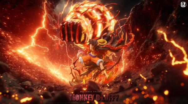 Luffy Red Roc by LZ Studio