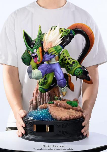 Vegeta vs Semi-Perfect Cell by Yamcha Studio