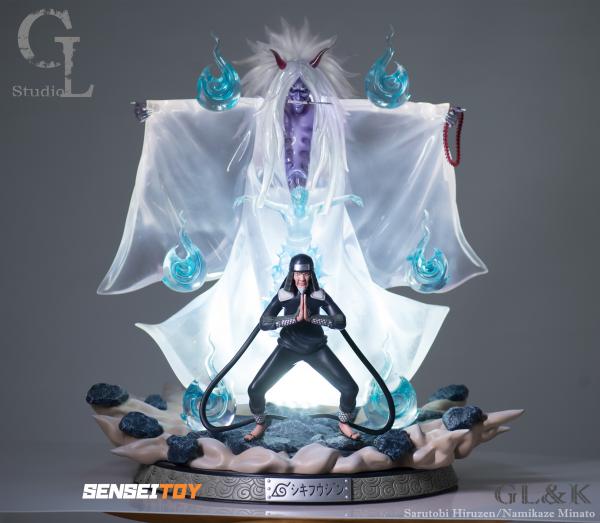 Minato & Hiruzen Shiki Fūjin ( Reaper Death Seal Jutsu ) by GL-studio